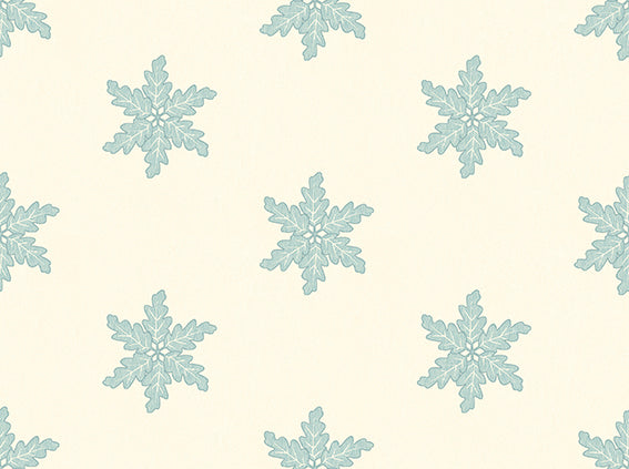 Oakflake Sky Blue Wallpaper - House of Sika